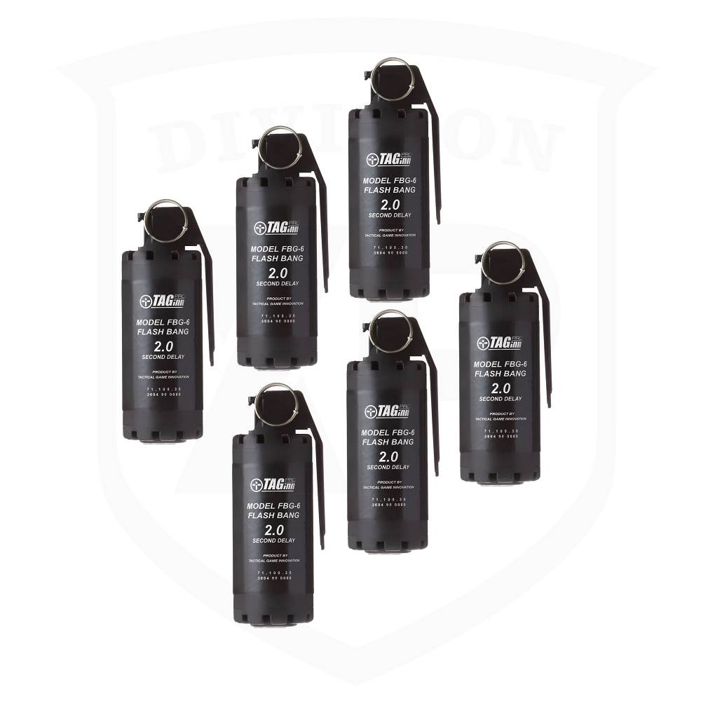 FBG-6 Airsoft Flash Bang Grenade 6 pcs - DivisionXP.com le plus grand ...
